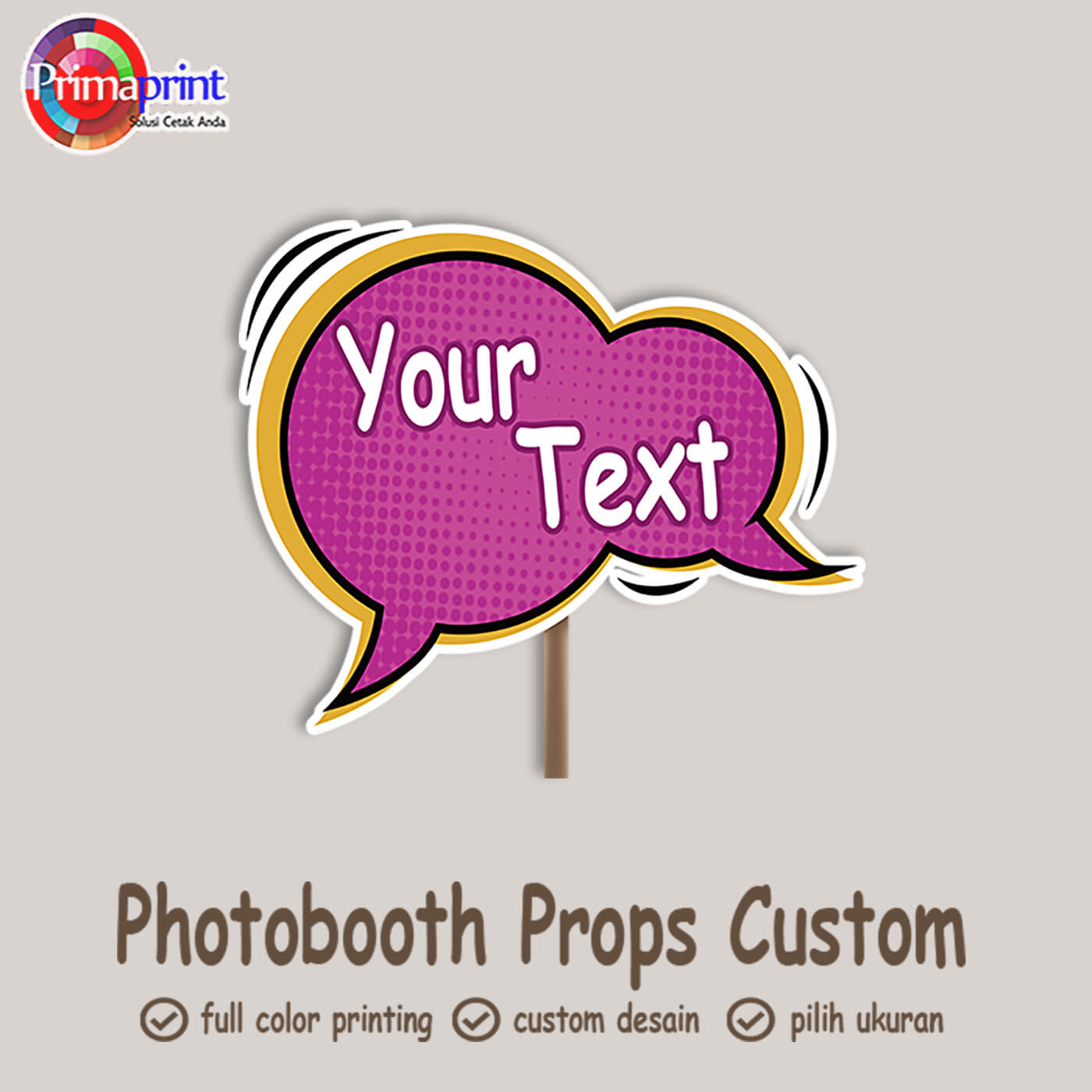 CUSTOM PROPERTI PHOTOBOOTH - Prima Mandiri Digital Printing
